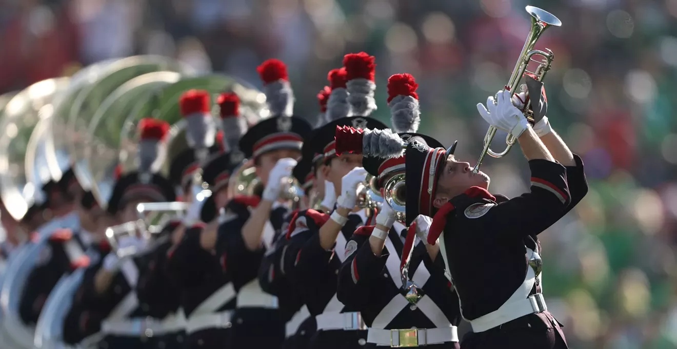 University of Texas Game Features Famed Ohio State Marching Band ...
