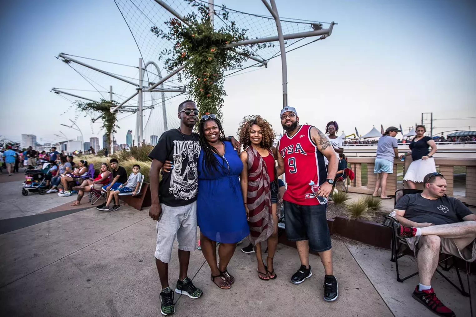 Fireworks Light Up the West Dallas Night Sky Over Fourth of July ...