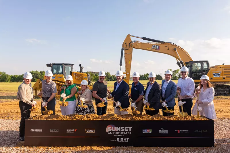 Sunset Amphitheater Officially Under Construction After McKinney Event ...
