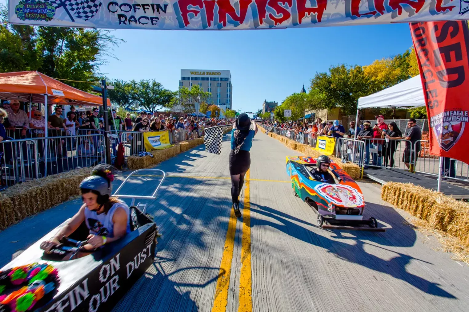 Spooktacular Fun at Denton's Day of the Dead, Coffin Races, & Cirque Du ...