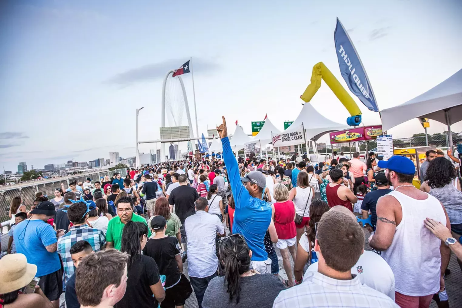 Fireworks Light Up the West Dallas Night Sky Over Fourth of July ...